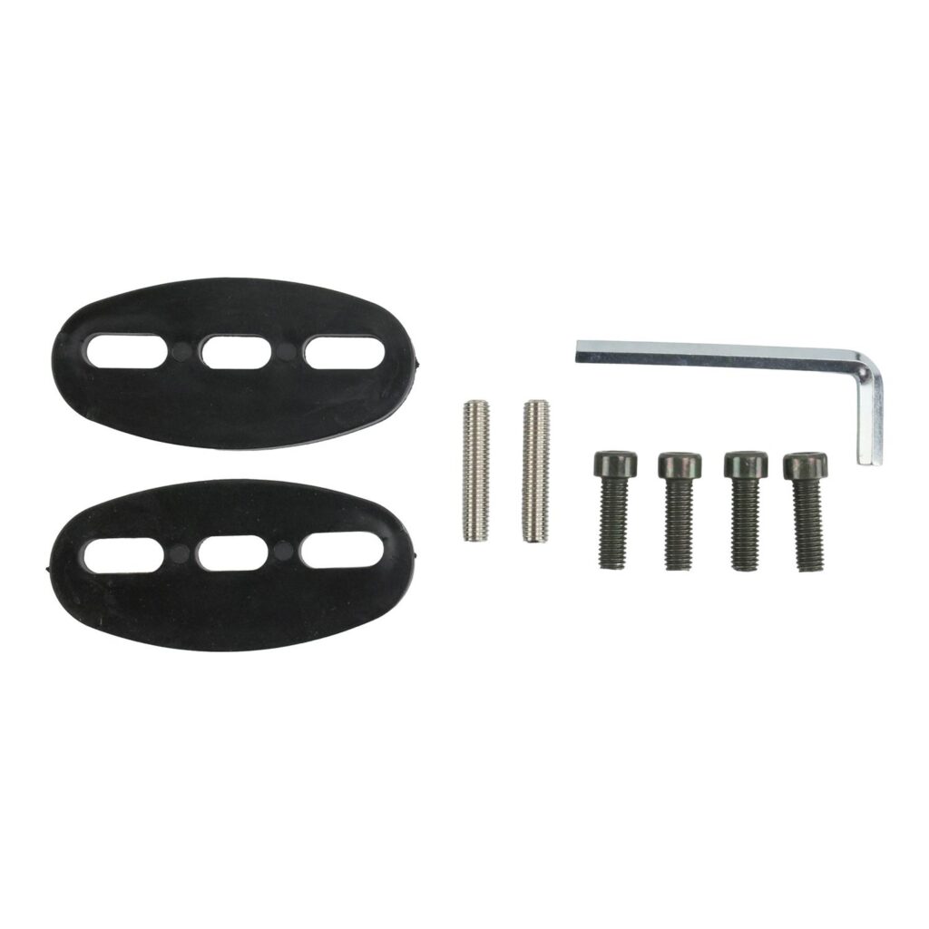Espejo Tipo Aleron Largo 265Mm Base 2 Tornillos Negro Set - SUPERMOTO